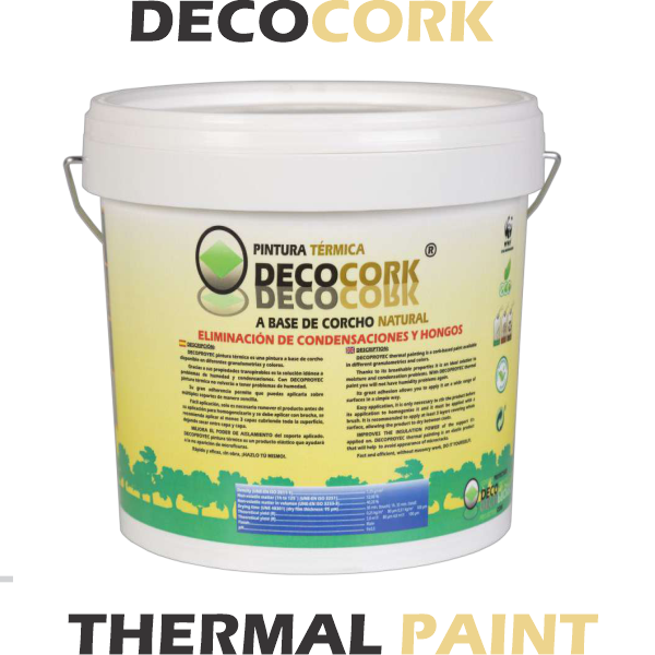 DECOCORK Thermal Paint - Insulation & Eco-Friendly Coating